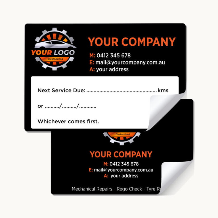 Service Stickers | Print My Labels
